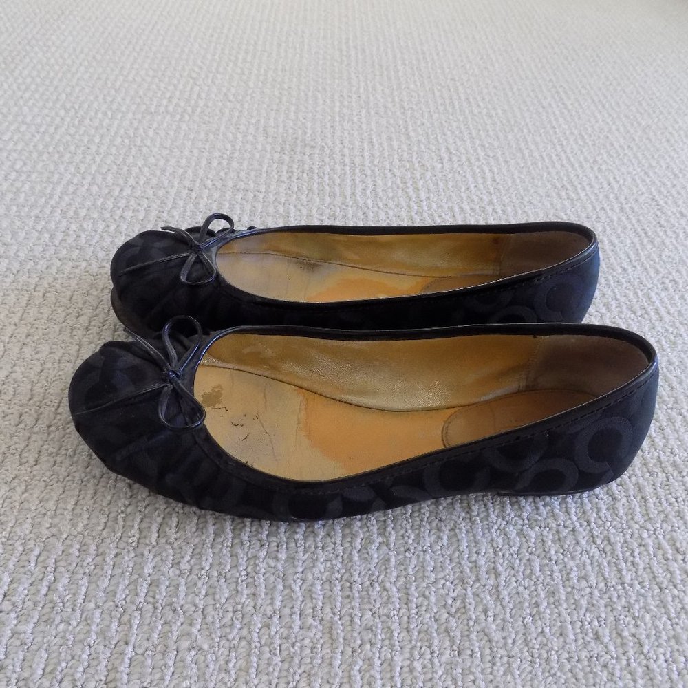Coach Landon Signature C Monogram Ballet Flats - Gem